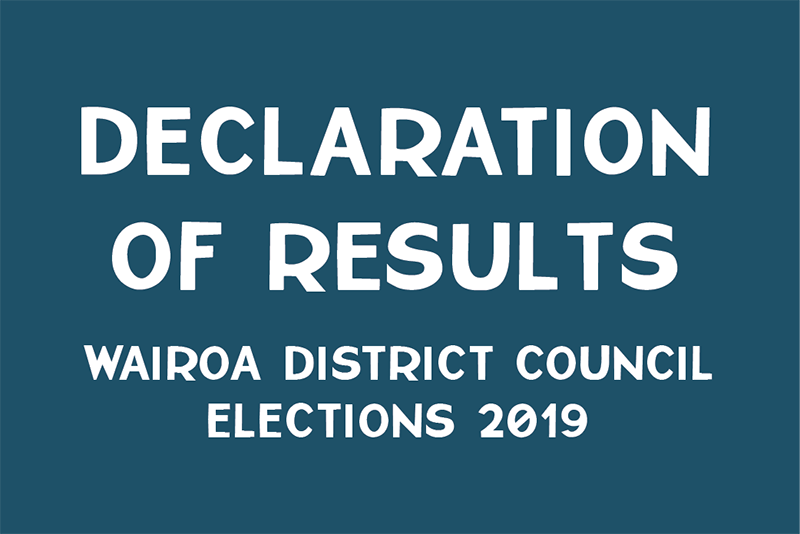 Declaration of results | News & Media | Wairoa District Council