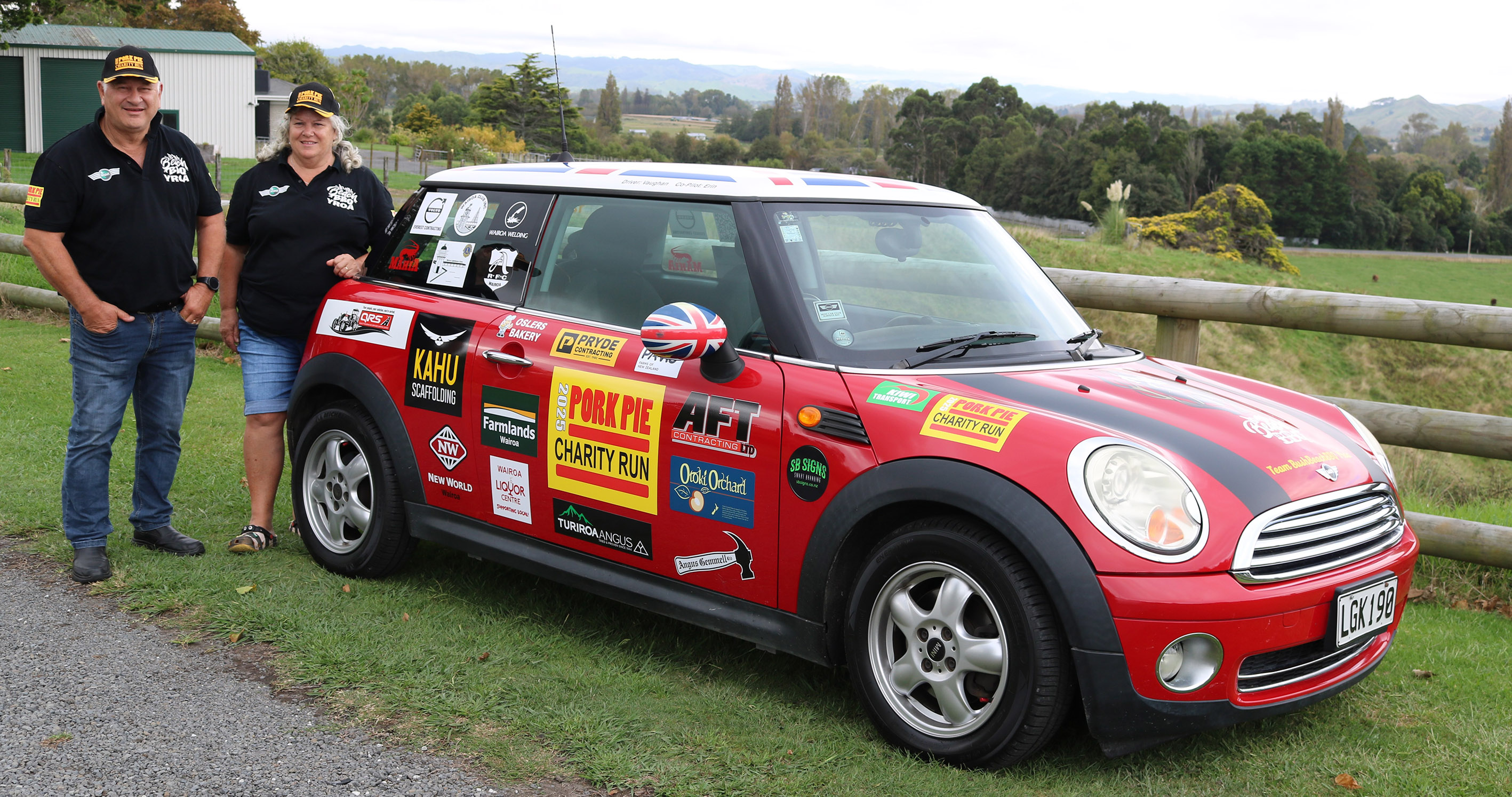 Local couple in Pork Pie Charity Run | COVID-19 | Wairoa District Council